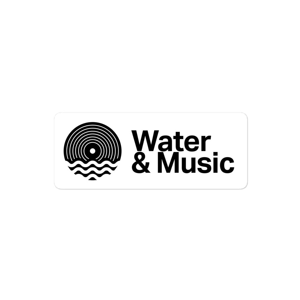 The Essential Sticker (Rectangular) – Water & Music